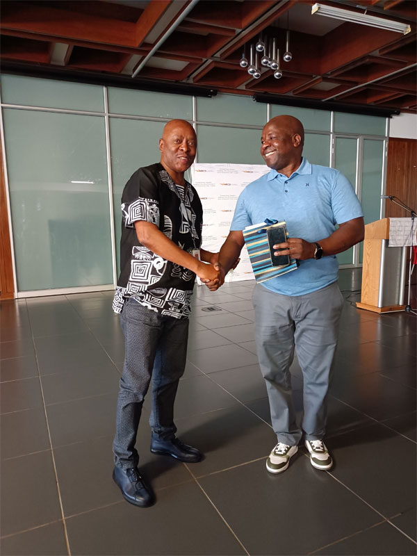 Mr Bongani Khanyile honored at NRCS - ASC - Africa Standards & Certification