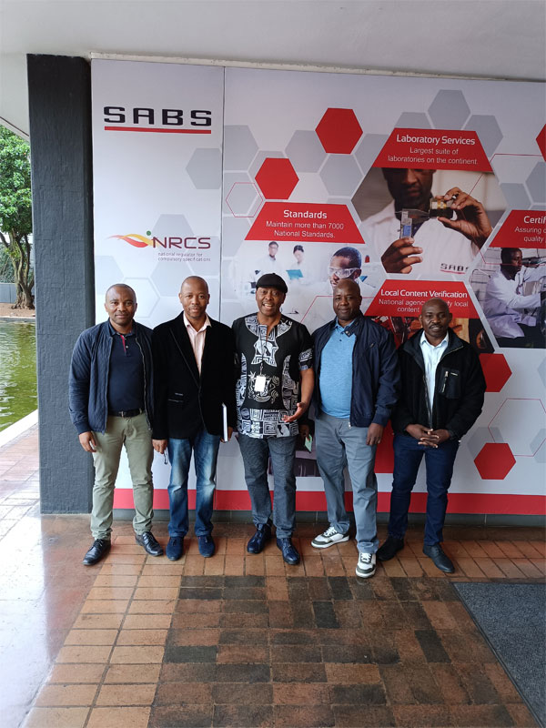 Mr Bongani Khanyile honored at NRCS – ASC – Africa Standards & Certification