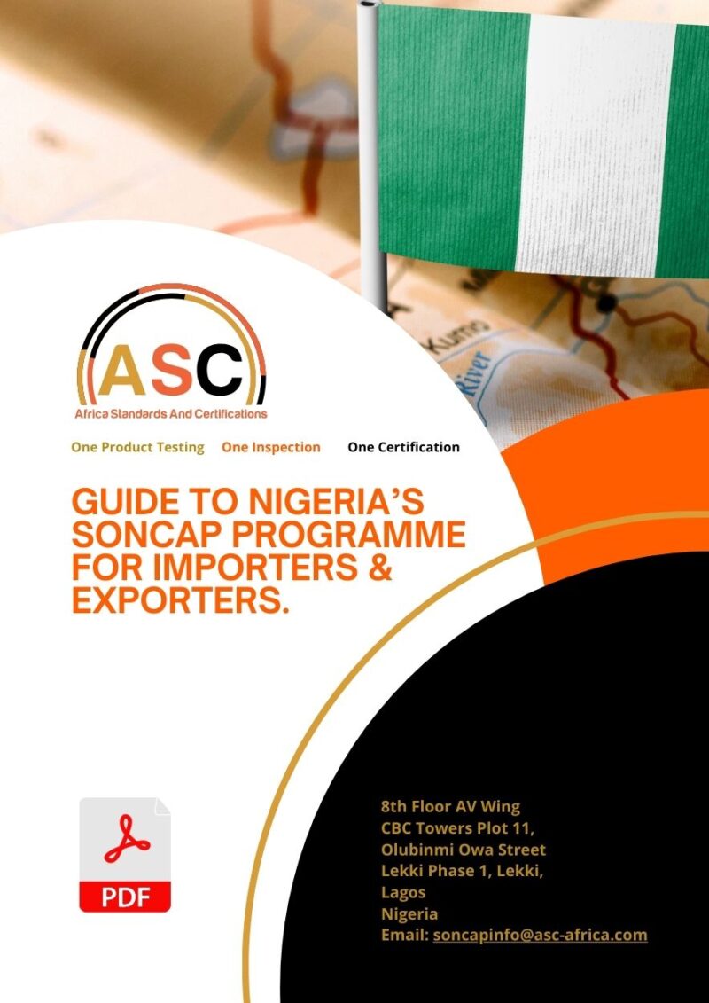 SONCAP GUIDE - ASC - Africa Standards & Certification